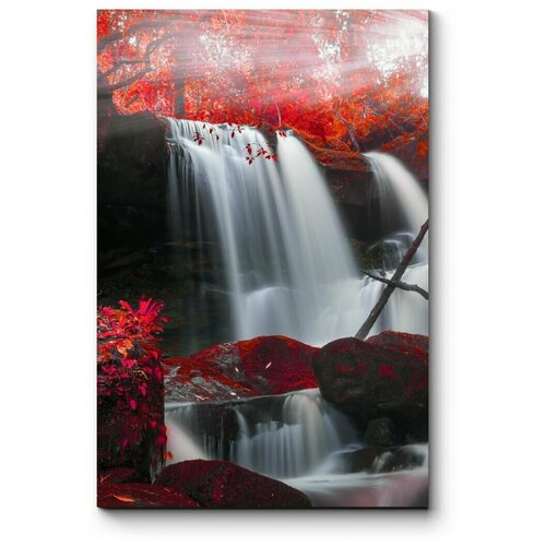 Модульная картина Осенний водопад в Таиланде 60x90