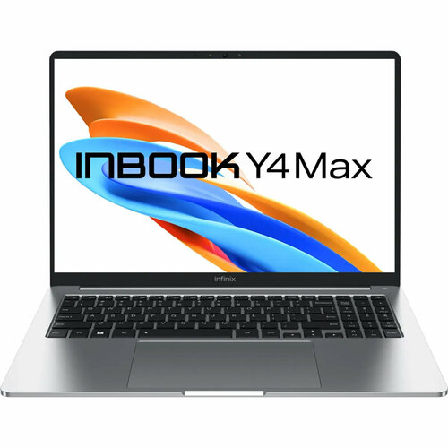 Ноутбук Infinix Inbook Y4 Max YL613, 16" (1920x1200) IPS/Intel Core i5-1335U/8ГБ LPDDR4X/512ГБ SSD/Iris Xe Graphics/Win 11 Home, серебристый (71008301550)