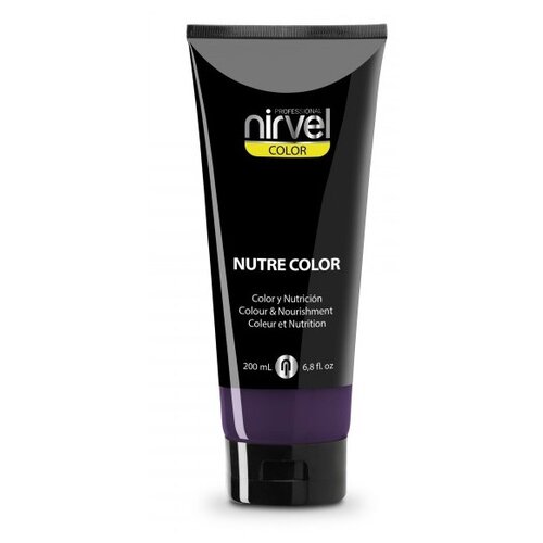 Nirvel Nutre Color Гель-маска для волос темно-баклажановый, 200 мл