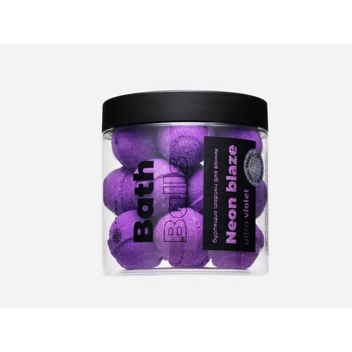 Набор бурлящих шаров Fabrik Cosmetology NEON BLAZE Ultra violet маленькие, для ванны 300 г 4610214363325