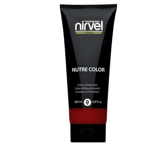 Гель-маска для волос питательная Nirvel Professional "Nutre Color", цвет Carmine (кармин), 200 мл