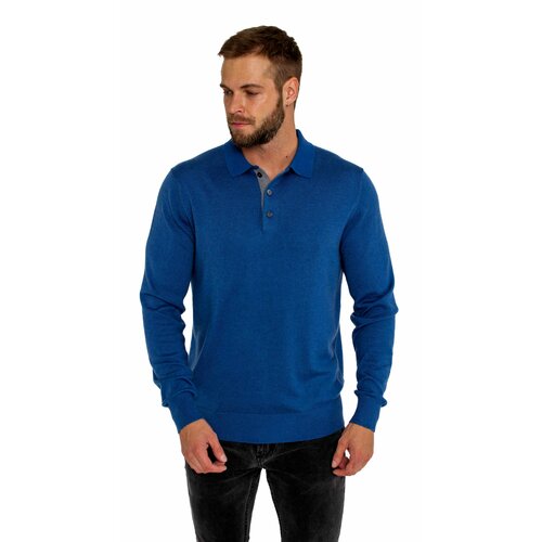 Пуловер , размер M, голубой