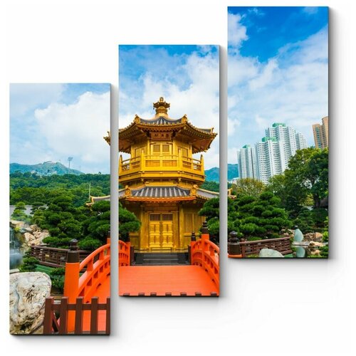 Модульная картина Великолепие Гонконга100x107