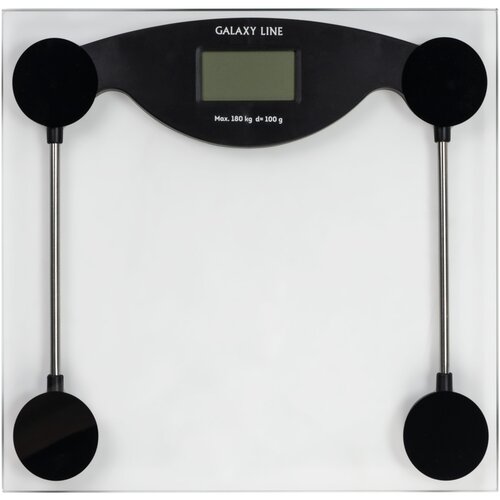 Весы электронные GALAXY LINE GL4810, прозрачный/черный