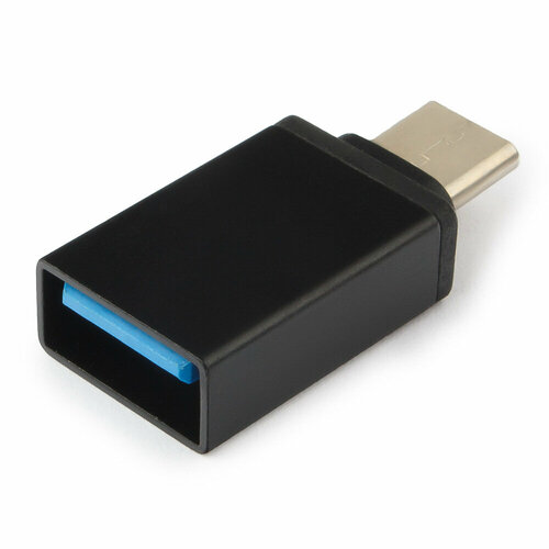 Переходник USB 3.0 Гарнизон GCC-A-USB3-CMAF, Type-C(M)/AF, с поддержкой OTG, черный