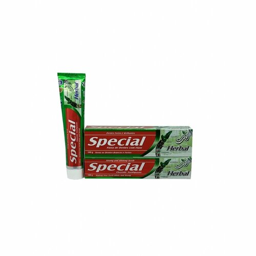 Зубная паста Special "Herbal", с экстрактами трав, 100 г (000046)