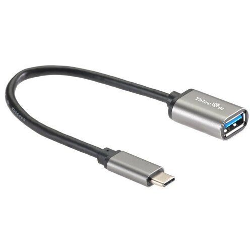 Переходник USB A (F) - USB Type-C, 0.2м, Telecom (TC409M)