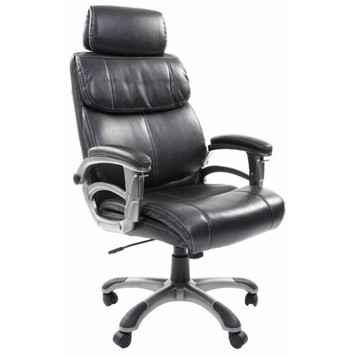 Компьютерное кресло Chairman 433 для руководителя, обивка: искусственная кожа, цвет: черный