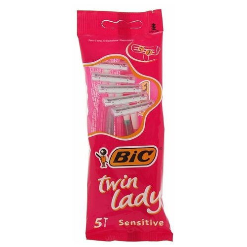 Станок для бритья BIC Twin Lady, 5 шт