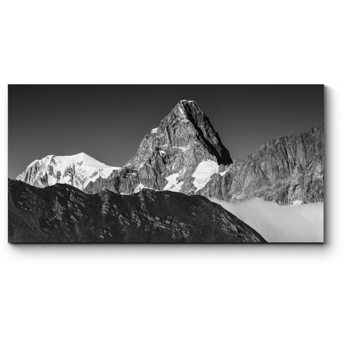 Модульная картина Величественные горы 40x20