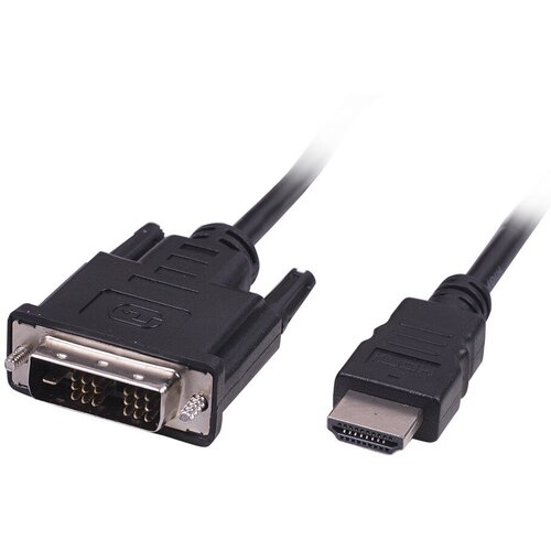 Кабель соединительный HDMI to DVI-D Ritmix RCC-154, черный, 1.8m