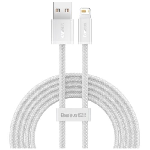 Кабель Baseus Dynamic Series Fast Charging Data Cable USB to Lightning 2.4A 1m White (CALD000402)