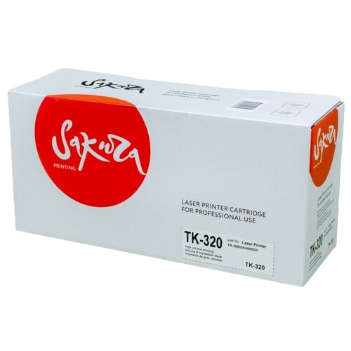 Картридж TK320 (1T02F90EUC) для Kyocera Mita, лазерный, черный, 15000 страниц, Sakura