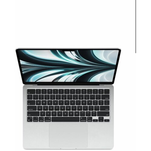 13.6" Ноутбук Apple MacBook Air 13 2022 RAM 8 ГБ, SSD 256 ГБ, Apple graphics 8-core, macOS, MLY13, серебристый, Российская клавиатура(Гравировка)