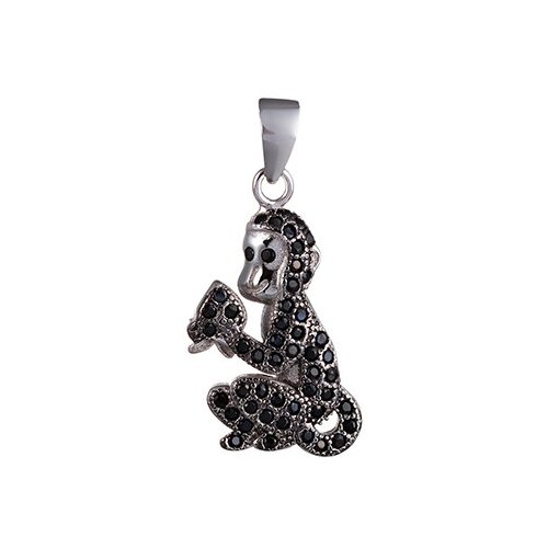Подвеска ELEMENT47, серебро, 925 проба, фианит