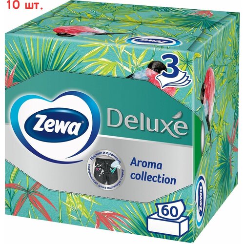 Салфетки бумажные Deluxe Aroma Collection 3 слоя 60шт (10 шт.)