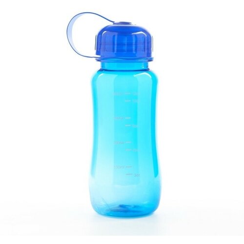 Бутылка для воды, 550 мл, 19 х 7 см, синий