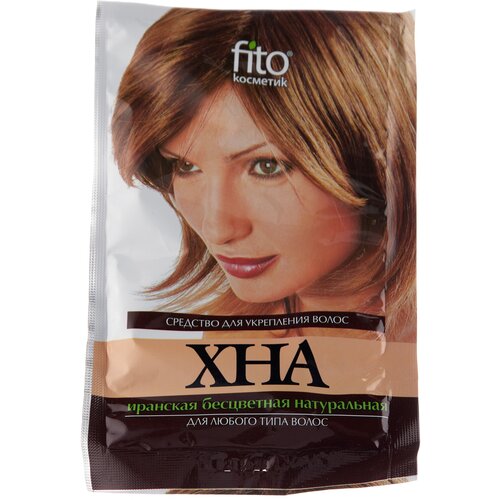 Fito косметик Хна иранская бесцветная натуральная для волос и кожи головы, 320 мл, пакет