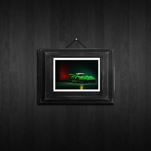 Постер "porsche 911 gt3" от Cool Eshe из коллекции "Автомобили", плакат А4 (29,7 х 21 см) для интерьера