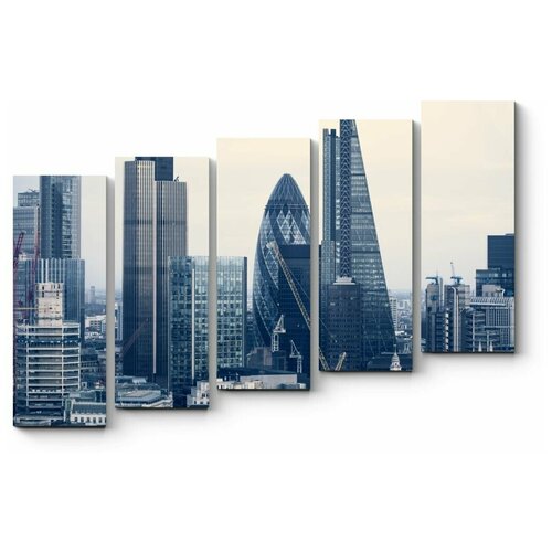 Модульная картина Стиль современного Лондона 110x77
