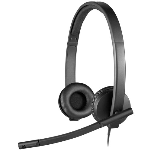 Компьютерная гарнитура Logitech VC USB Headset Stereo H570e, черный