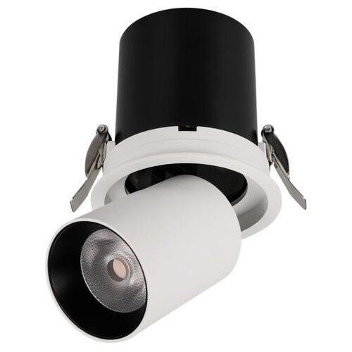 Светильник Arlight LGD-PULL-R100-10W Warm 3000 (WH, 20 deg), LED, 10 Вт, 3000, теплый белый, цвет арматуры: белый, цвет плафона: белый