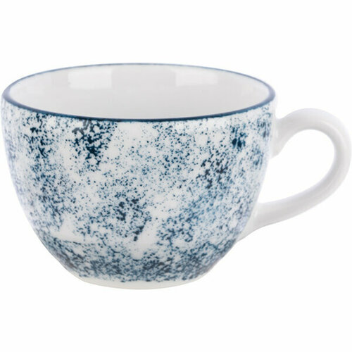 Чашка чайная "Аида", фарфор, 180мл, белый, синий