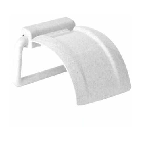 Держатель для туалетной бумаги рулонной Idea М2225, пластик, цвет "белый мрамор" (602534)