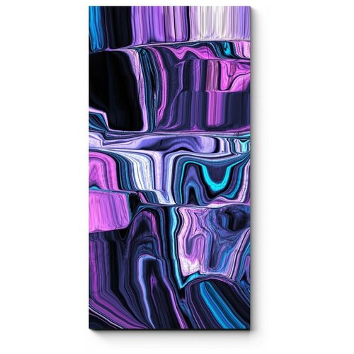 Модульная картина Цветной мрамор 70x140