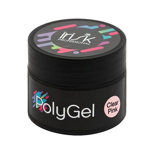 Irisk Professional акригель PolyGel моделирующий, 20 мл, 03 clear pink