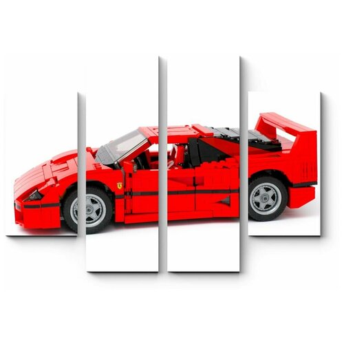 Модульная картина Лего Ferrari F40100x75