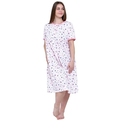 Сорочка  Натали, размер 58, розовый