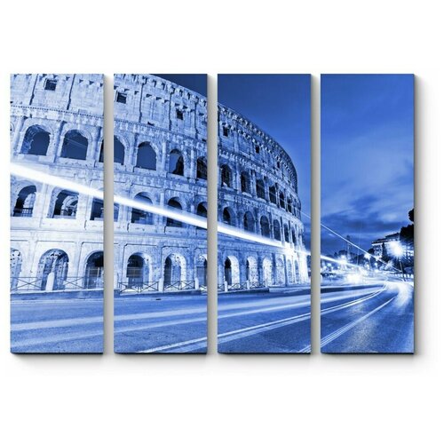 Модульная картина Незабываемый Рим ночью 110x83