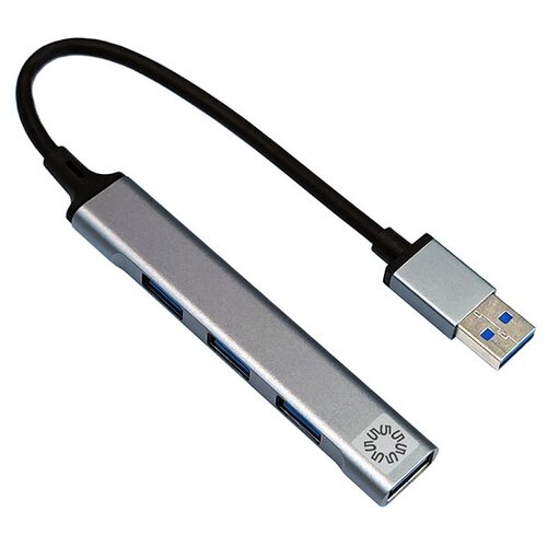 5bites USB-концентраторы HB31-313SL Концентратор 1 USB3.0 3 USB2.0 USB PLUG SILVER