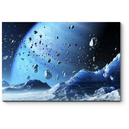 Модульная картина Метеоритный дождь 70x47
