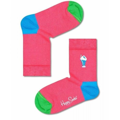 Носки Happy Socks размер 7-9Y, розовый, мультиколор