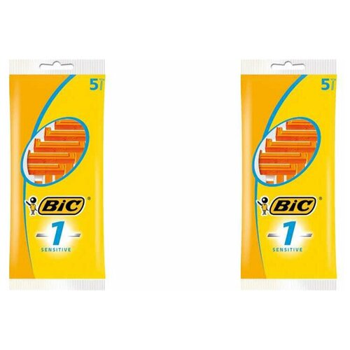 BIC Бритва "БИК 2 Сенс", 5 шт, 2 упаковки /