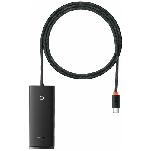 Baseus Lite Серия концентратор USB Тип C адаптер - 4x USB 3.0 200см Черный