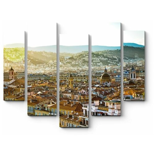 Модульная картина Панорама, Ницца, Франция161x131