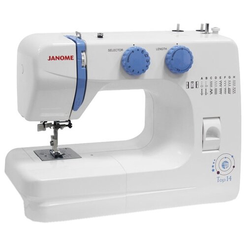 Швейная машина Janome Top 14, бело-голубой