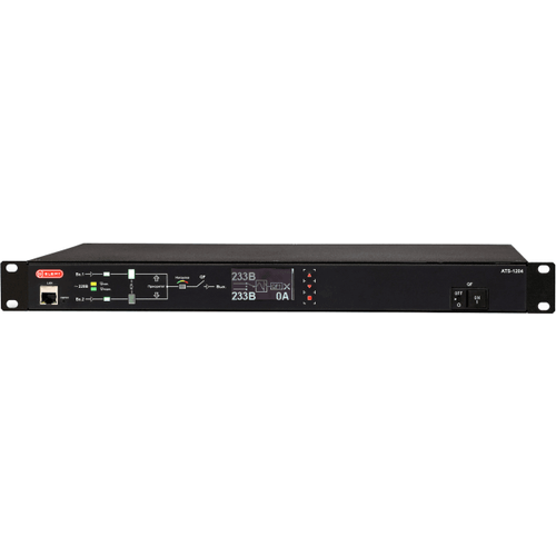 ELEMY RACK ATS, 1U, 220В, 32А, OLED, Ethernet, in (2) IEC309, out (2) C19 (9) C13