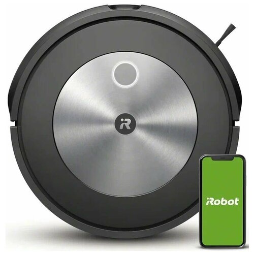 Робот-пылесос iRobot Roomba J7, 60Вт, черный [j715840_rnd]