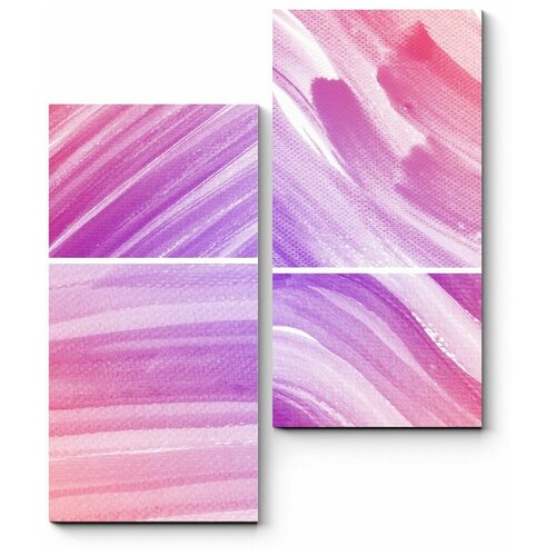 Модульная картина Глубина пурпура100x125