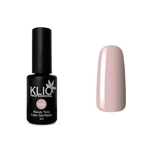 KLIO Professional Гель-лак для ногтей Beauty Time, 34 мл, №34