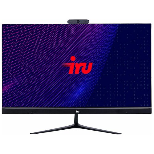 Моноблок iRU Office 23IH5P, 23.8", Intel Core i3 10100, 16ГБ, 256ГБ SSD, Intel UHD Graphics 630, Free DOS, черный [1864664]