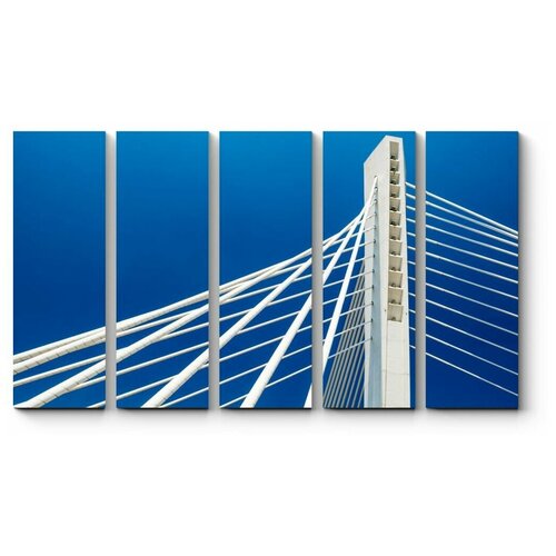 Модульная картина Белоснежный мост 130x78
