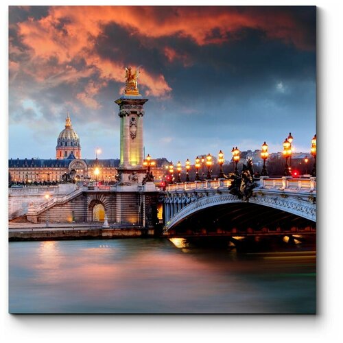 Модульная картина Мост Александра 3 в Париже 30x30