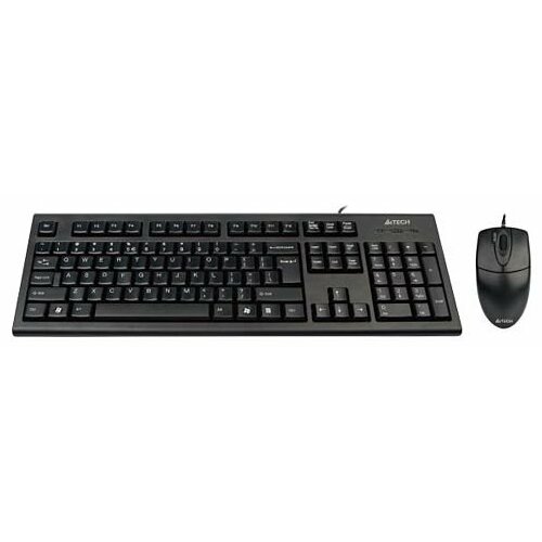 Комплект клавиатура + мышь A4Tech KR-8520D, черный