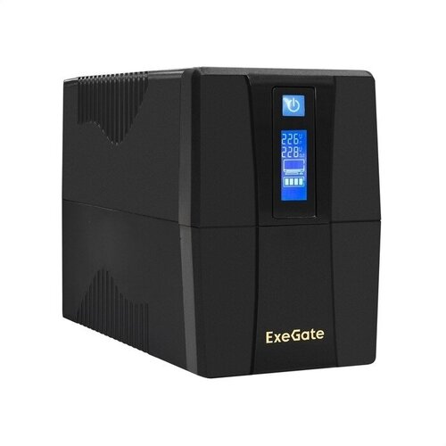 Exegate ИБП Exegate EX292790RUS ExeGate Power Smart ULB-1000. LCD. AVR.4C13. RJ. USB