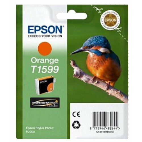 Картридж Epson C13T15994010, 850 стр, оранжевый